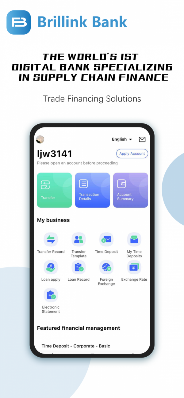 Download APP – Brillink Bank